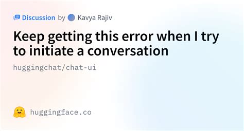Huggingchatchat Ui · Keep Getting This Error When I Try To Initiate A