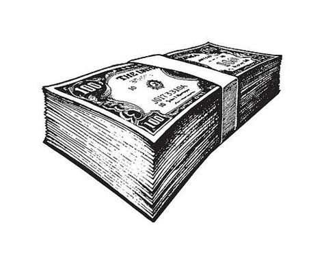 Money Stacks Drawings
