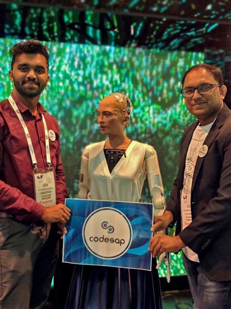 Social Humanoid Robot Sophia Codesap Technologies