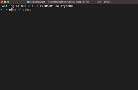 MacOS Terminal Setup Oh My Zsh Powerlevel10k Krupesh Anadkat