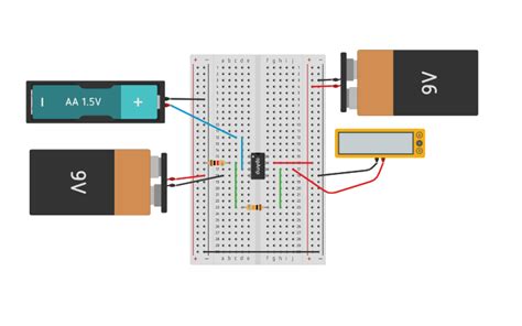 Circuit Design Non Inverting Op Amp Instrumental Analysis Tinkercad