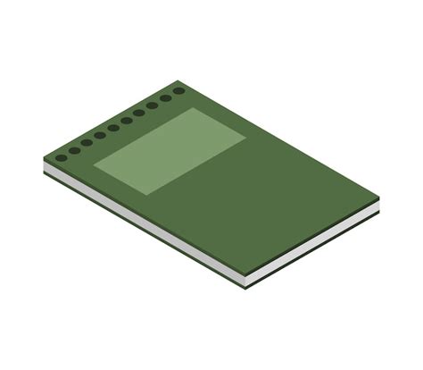 Premium Vector Isometric Notebook Paper
