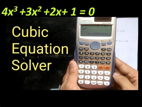 How To Solve Polynomial Equation Using Scientific Calculator Tessshebaylo