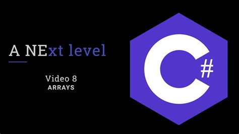 C Video 8 Array Youtube