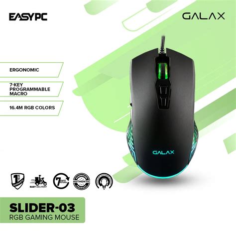 Galax Slider 03 Rgb Gaming Mouse Easypc