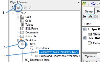 Showing Dependencies