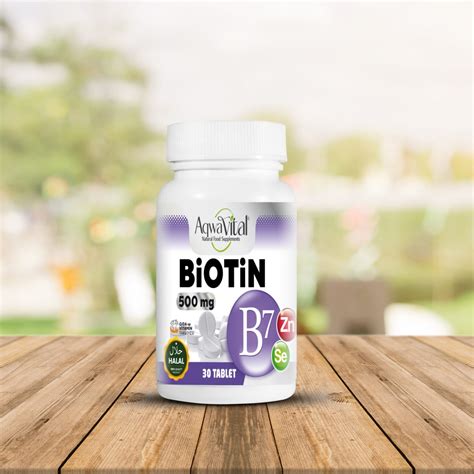 Biotin 500 mg. – Aqwavital Doğal Bağışıklık