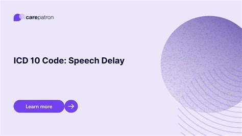 Speech Delay Icd 10 Cm Codes
