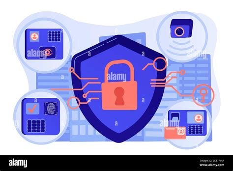 Access Control System Concept Vector Illustration Stock Vector Image And Art Alamy