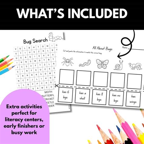 Big Book Of Bugs Activity Pack Insect Worksheets Informative Text