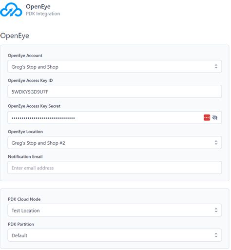 Prodatakey Pdk Access Control Integration Instructions Openeye