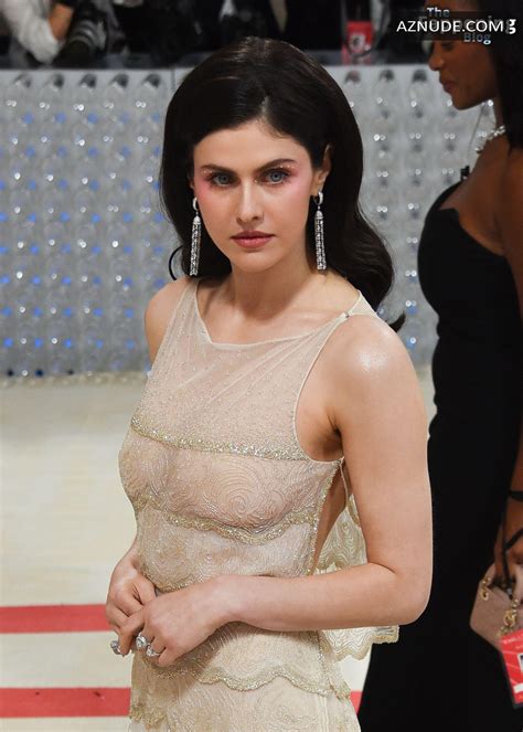 Alexandra Daddario Sexy Nude Met Gala Look Aznude