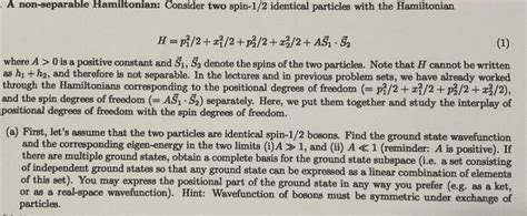 Find Ground State Wavefunction And Eigeneregy Of Two