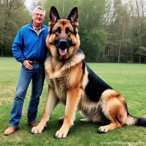Tall German Shepherd