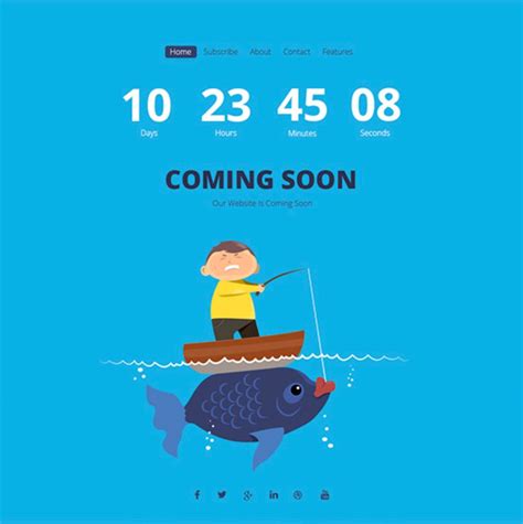 Responsive Animated Coming Soon Template Html