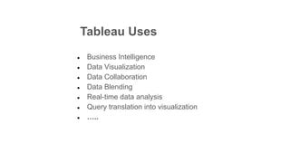 Data Visualization And Analytics With Tableau PPT