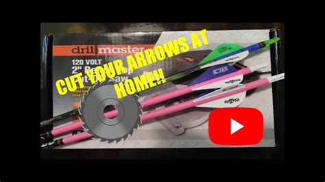 Cut Carbon Arrows At Home Diy Carbon Arrow Cutting Mini Chop Saw Review