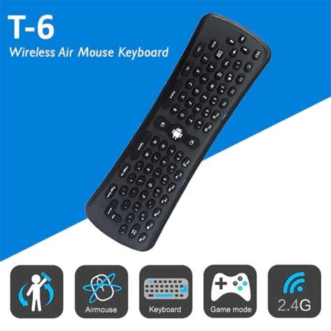 T6 Wireless Gyroscopic Fly Air Mouse With Keyboard Price In Bangladesh Zymak BD