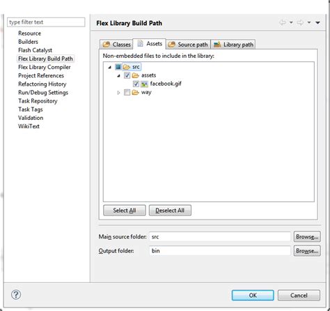 How To Add Assets To A Flex Library Stack Overflow