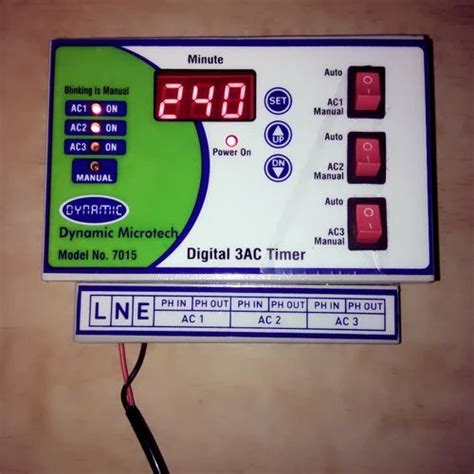 AC Digital Timer AC Timer Digital Heavy Duty DIGI Manufacturer From Mumbai