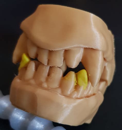 3d Printing Articulated Orc Teeth • Made With Voxelab Aquila・cults