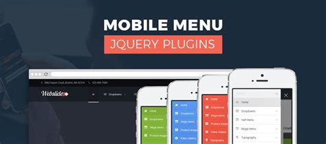 4 top mobile menu jquery plugins free and paid formget