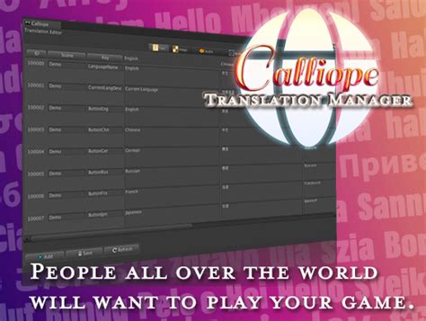 Calliope Translation Manager 다국어 지원 Unity Asset Store