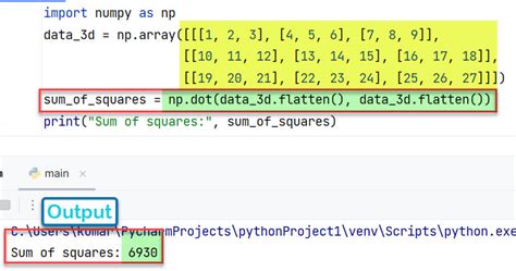 Numpy Sum Of Squares In Python 6 Methods