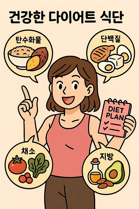 건강한 다이어트 식단 예시와 구성법 효과적인 체중 감량을 위한 식단 가이드💪