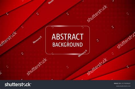 Red Paper Overlapping On Gradient Red Stock Vector Royalty Free 2177039167 Shutterstock
