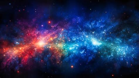 Galaxy Fade From Star Cluster To Void Premium Ai Generated Image