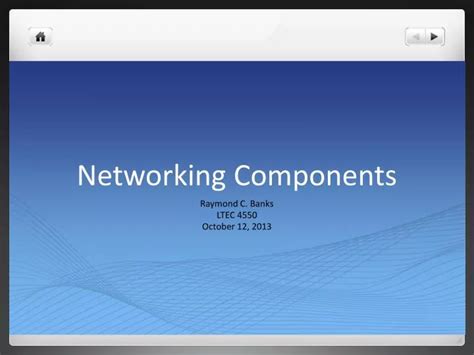 PPT Networking Components PowerPoint Presentation Free Download ID
