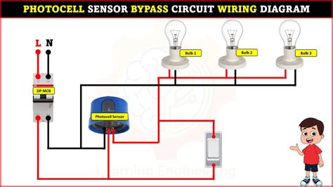 Photocell Sensor Bypass Circuit Wiring Diagram Youtube
