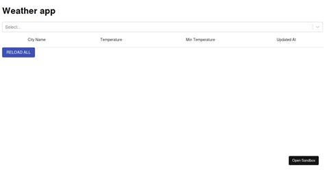 Weather Api Codesandbox