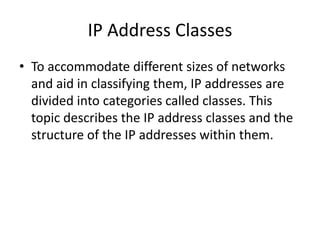 Ip Address PPT