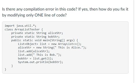 Solved Is There Any Compilation Error In This Code If Yes