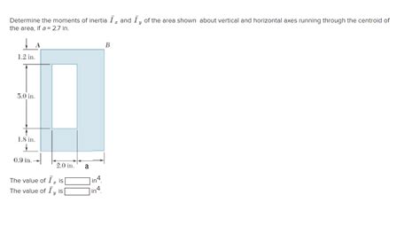 Solved Determine The Moments Of Inertia Bar Ix ﻿and
