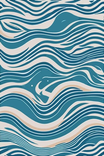 Premium Vector Redefining Abstraction Embracing The Waves Pattern