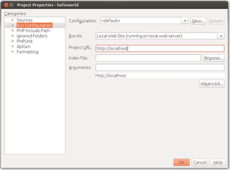 zend framework2 netbeans zf2 run configs stack overflow