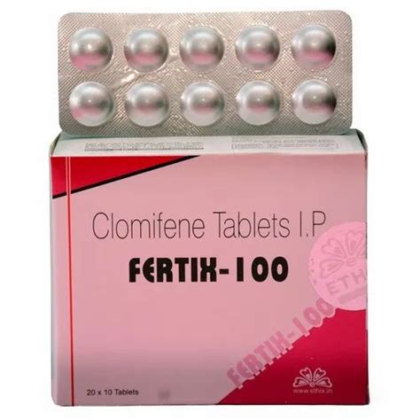 Drethix Fertix 100 Strip Of 10 Tablets Manufacturer Ethix