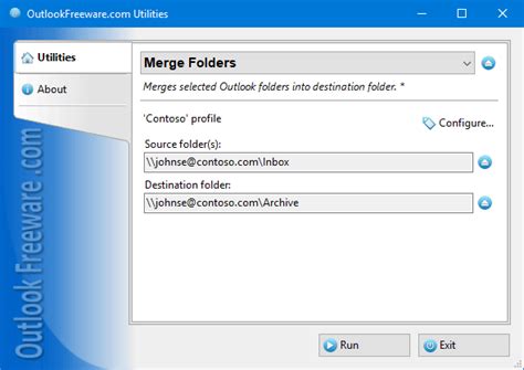 Merge Folders Outlook Freeware
