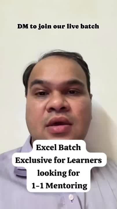 Learn Ms Excel With Live Session Ca Alok Sethi Posted On The Topic