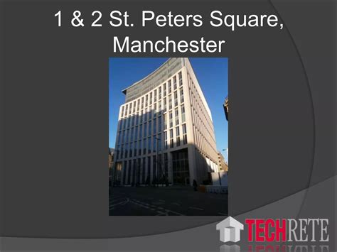 Techrete Architectural Precast Concrete Cladding On 1 And 2 St Peters Square Manchester Ppt