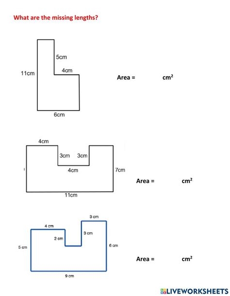 Perimeter Area Volume Worksheets