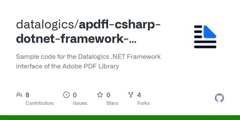 GitHub Datalogics Apdfl Csharp Dotnet Framework Samples Sample Code For The Datalogics NET