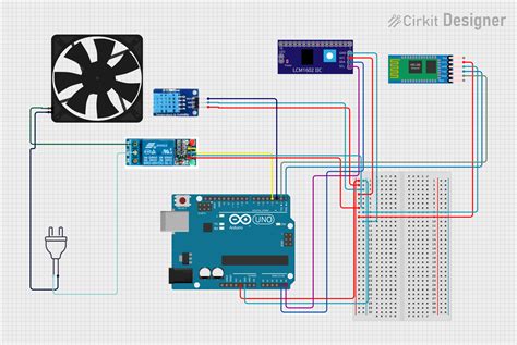 Arduino Uno Based Smart Fan Controller With Temperature Sensor And
