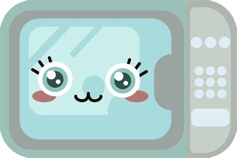 Cute Microwave Illustration Vector On White Background 13786748