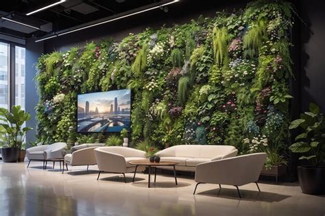 Premium Ai Image The Living Wall Of Information Dynamic Data Visualization