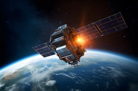 Telecommunication Satellite Providing Global Internet Network And High Speed Data Communication