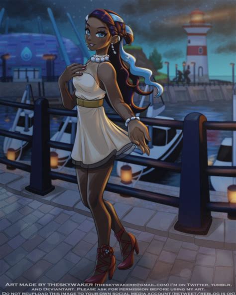 Date With Nessa Nessa Cute Pokemon Pokemon Waifu Pokemon Fan Art